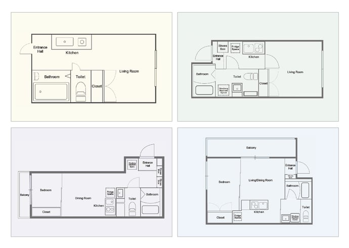 What is 1R, 1K, 1DK and 1LDK - Hokushin Fudosan